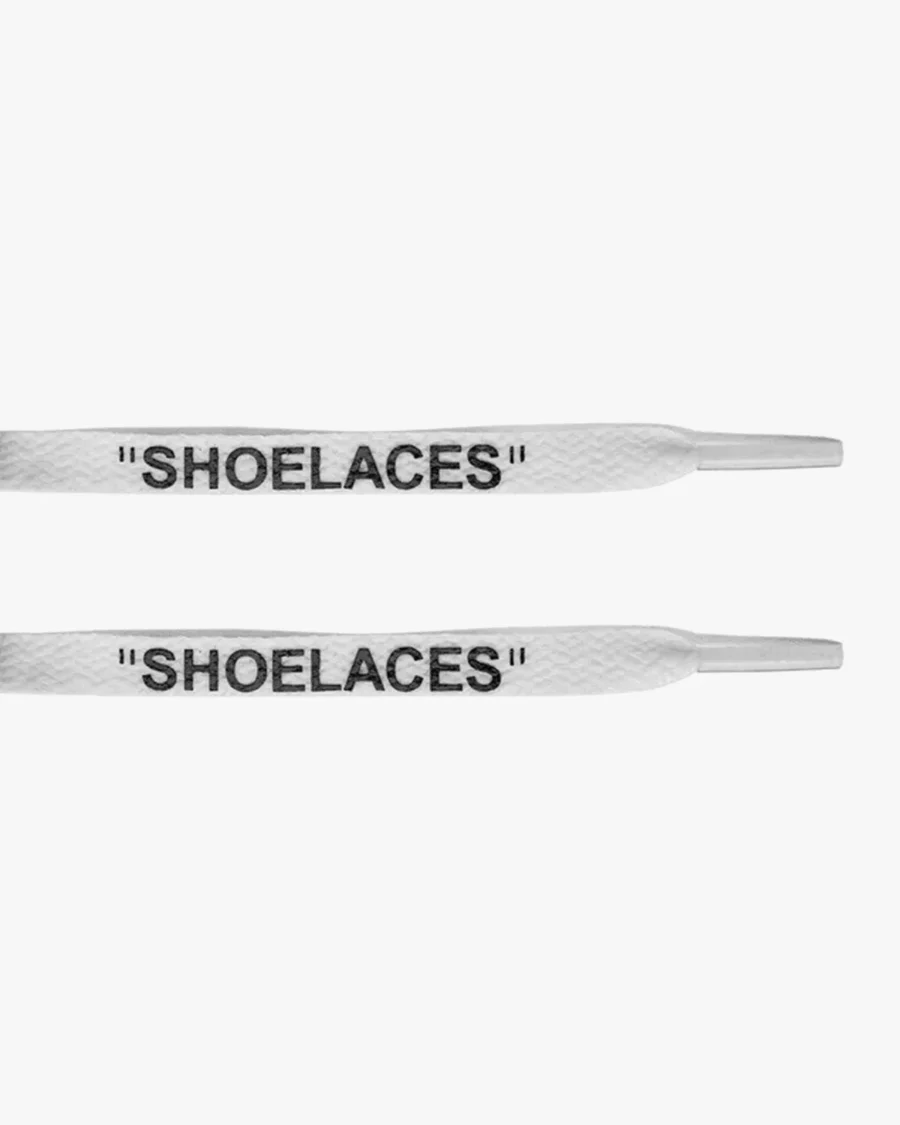 Off White Shoelaces White | Off White Style Laces for Sneakers